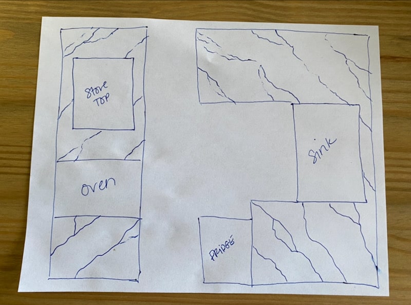 Easy DIY Marble Countertops - Dori Turner Interiors